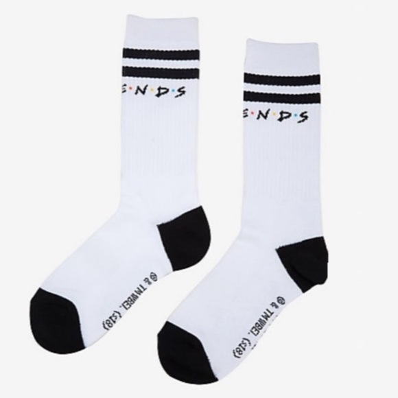 Bioworld | Underwear & Socks | Friends Varsity Crew Socks Nwts | Poshmark